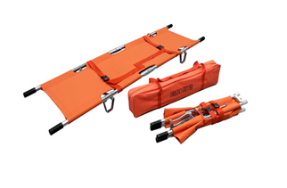 DOUBLE FOLD STRECHER WITH CARRYING BAG – Excelsafe