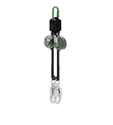 MSA V-EDGE 1.8m MINI PFL WEB, TWIN-LEG, STEEL SWIVEL SNAPHOOK – Excelsafe