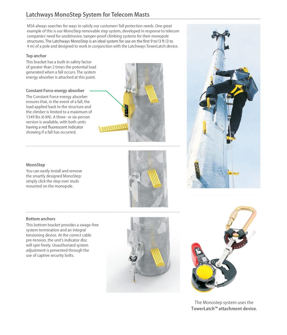 MSA LATCHWAYS VERTICAL LIFELINES – Excelsafe