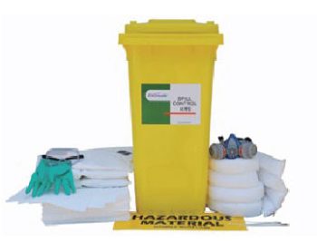 EXCELSAFE OIL SPILL KIT WITH 120 LITERS WHEELED CONTAINER – PLUS ...